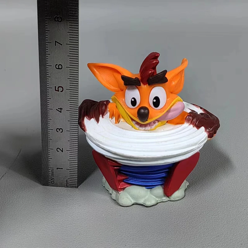 Figura de acción de Crash Fox, modelo Bandicoot de PVC de 6-7 cm para ...