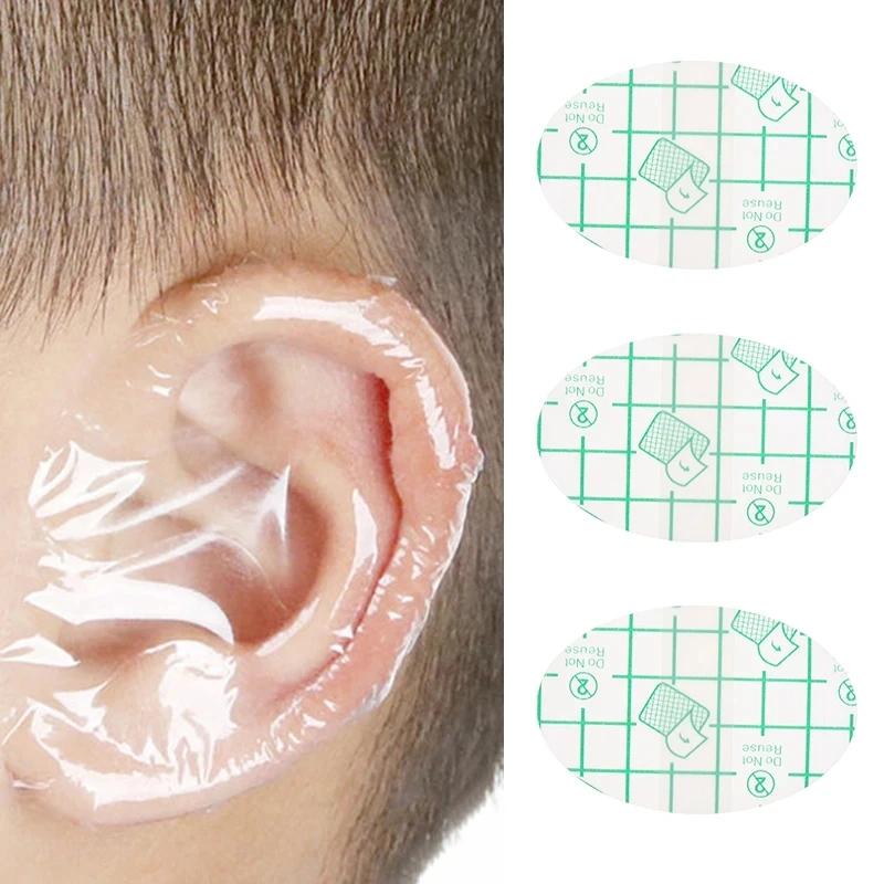 20/100pcs Shampoo Ear Protection Stickers Bathing Swimming Earmuffs ...