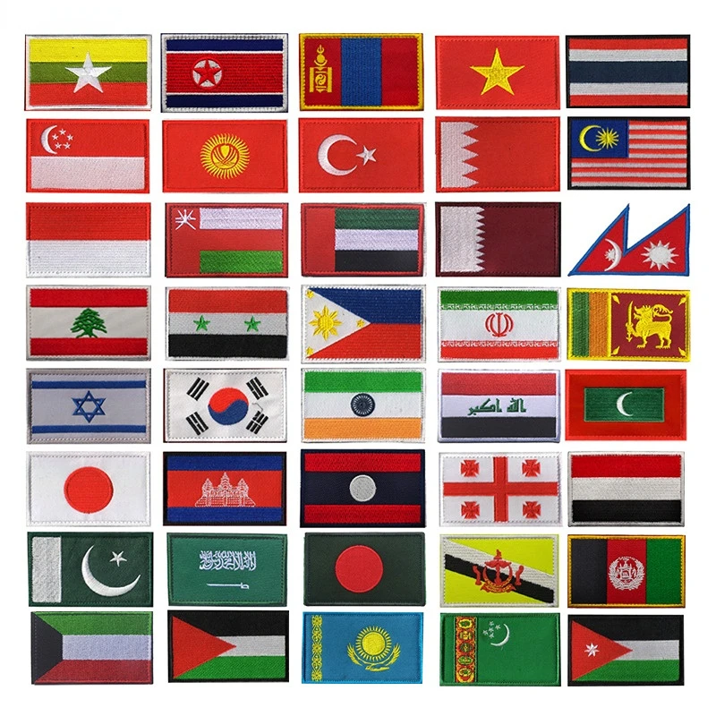Asian-Flag-Badge-Japan-Korea-Singapore-Turkey-Saudi-Arabia-Qatar ...