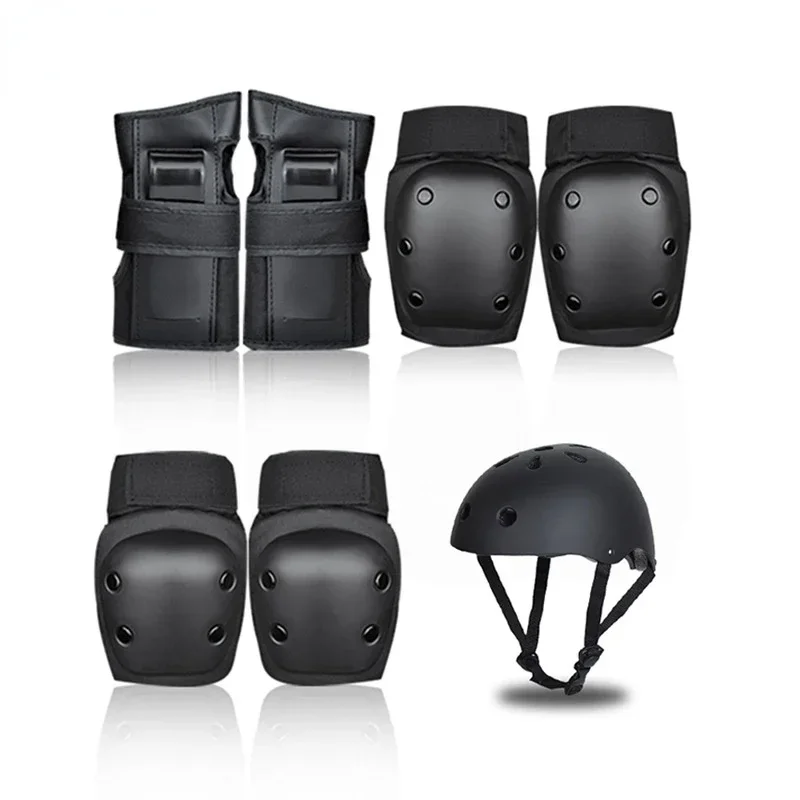 Skateboard-Protective-Gear-Protector-Set-Knee-Elbow-Pads-Longboard ...