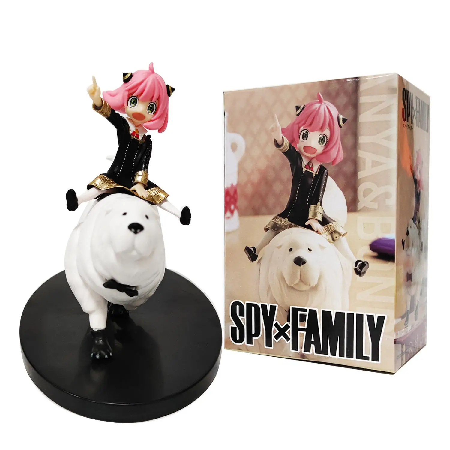 Anya-Forger-With-Bond-Forger-Kawaii-Figure-SPY-14cm-Anime-Aniya-Girl ...