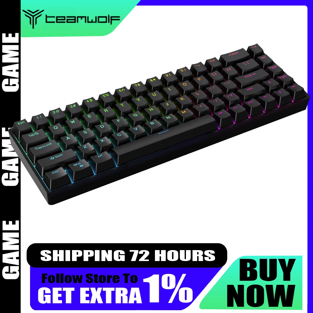 Teamwolf-RAVEN68-Mechanical-Keyboard-Magnetic-Switch-8K-RGB-Quick ...