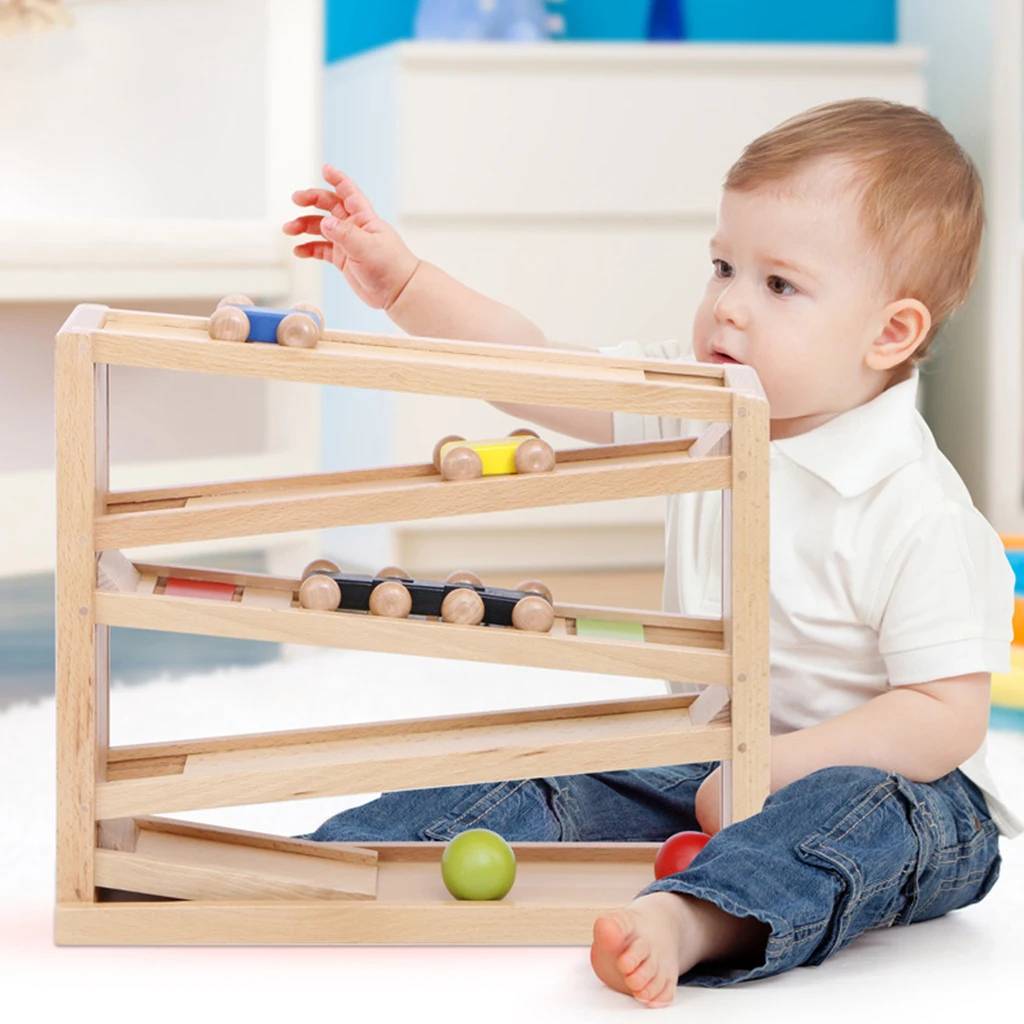 5-Layers-Wooden-Ramp-Racer-Slider-Race-Car-Track-Ramp-Toy-Set-3-Cars-2 ...