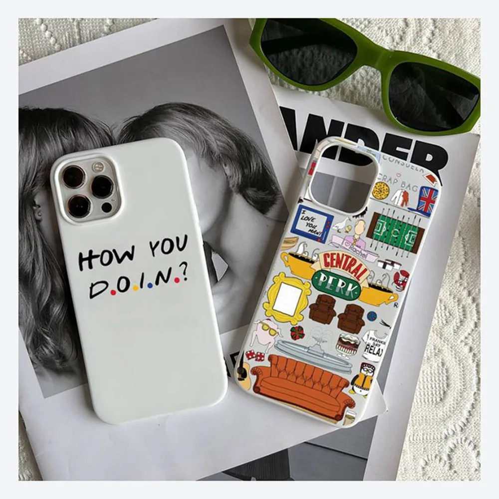 Friends-TV-Show-Phone-Case-Candy-Color-for-iPhone-14-11-12-13-mini-pro ...