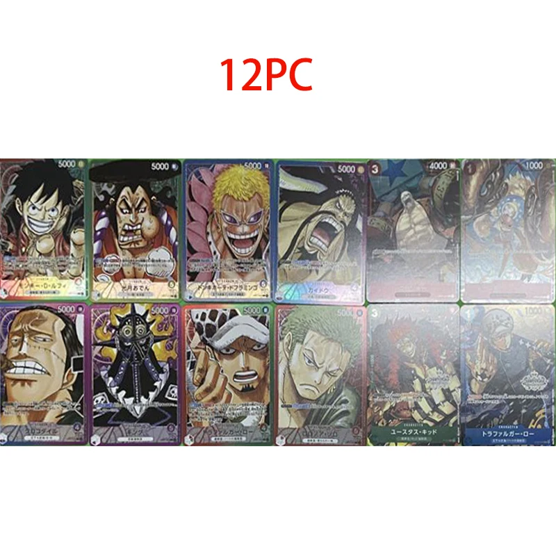 Anime One Piece Hot Stamping Flash Card Monkey D Luffy Roronoa Zoro ...
