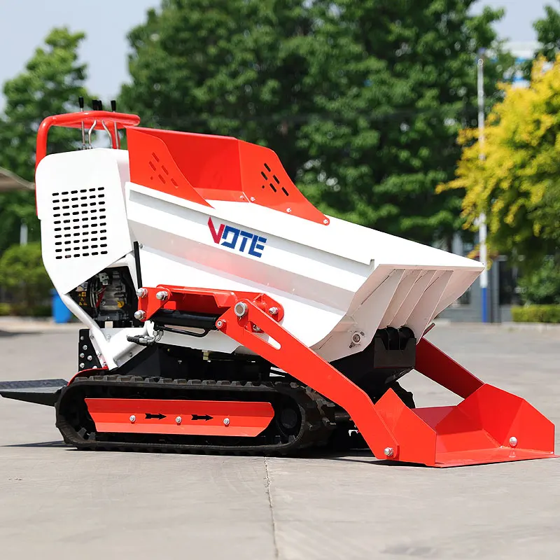 500Kg-Self-Loading-Mini-Dumper-Garden-Home-Manual-Tracked-Dumper-Petrol ...