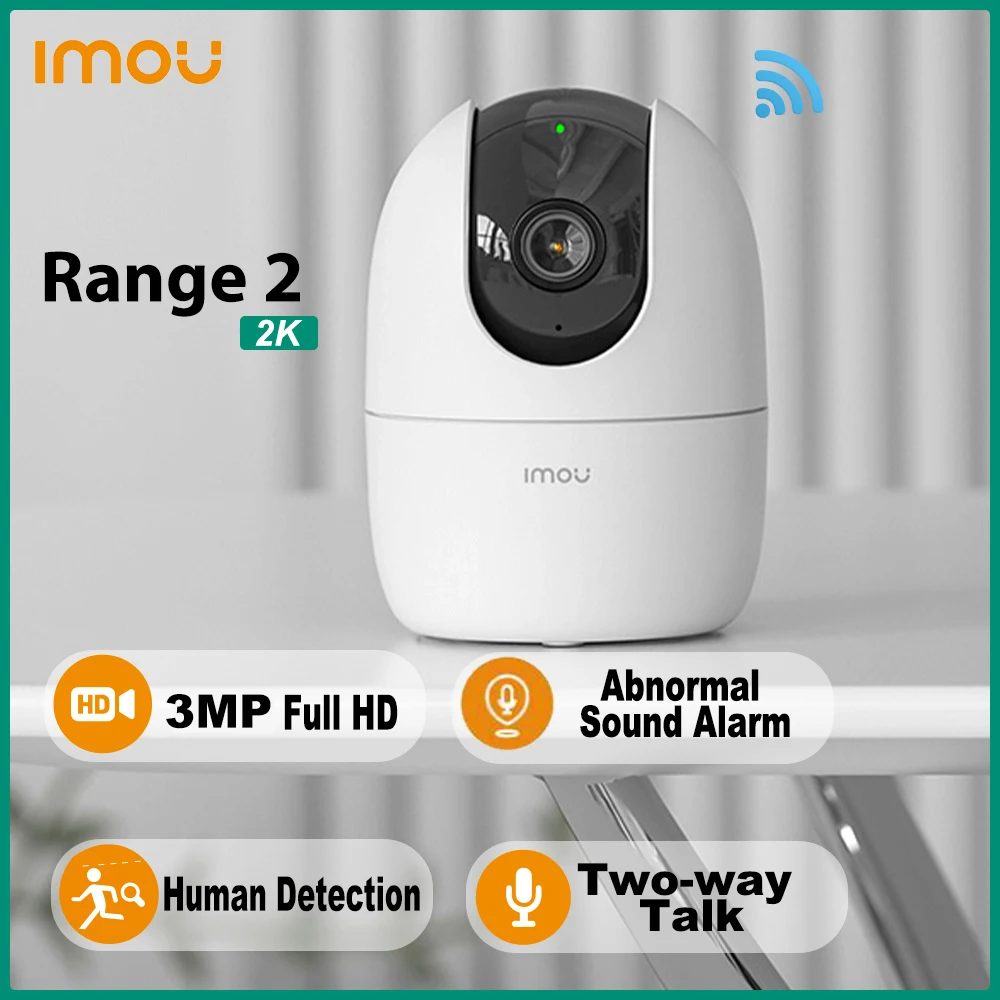 Dahua-IMOU-Ranger-2-2K-IP-360-Camera-Human-Detection-Two-way-Talk-IR10m ...