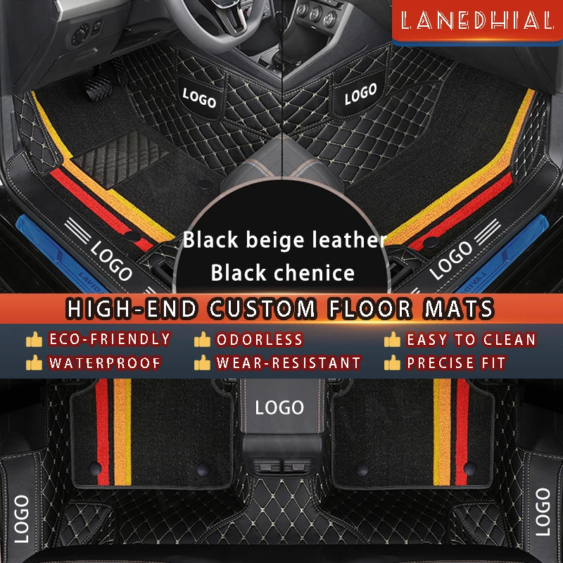 Custom-Double-layer-Silk-Circle-Car-Floor-Mats-For-Seat-Arona-Leon ...