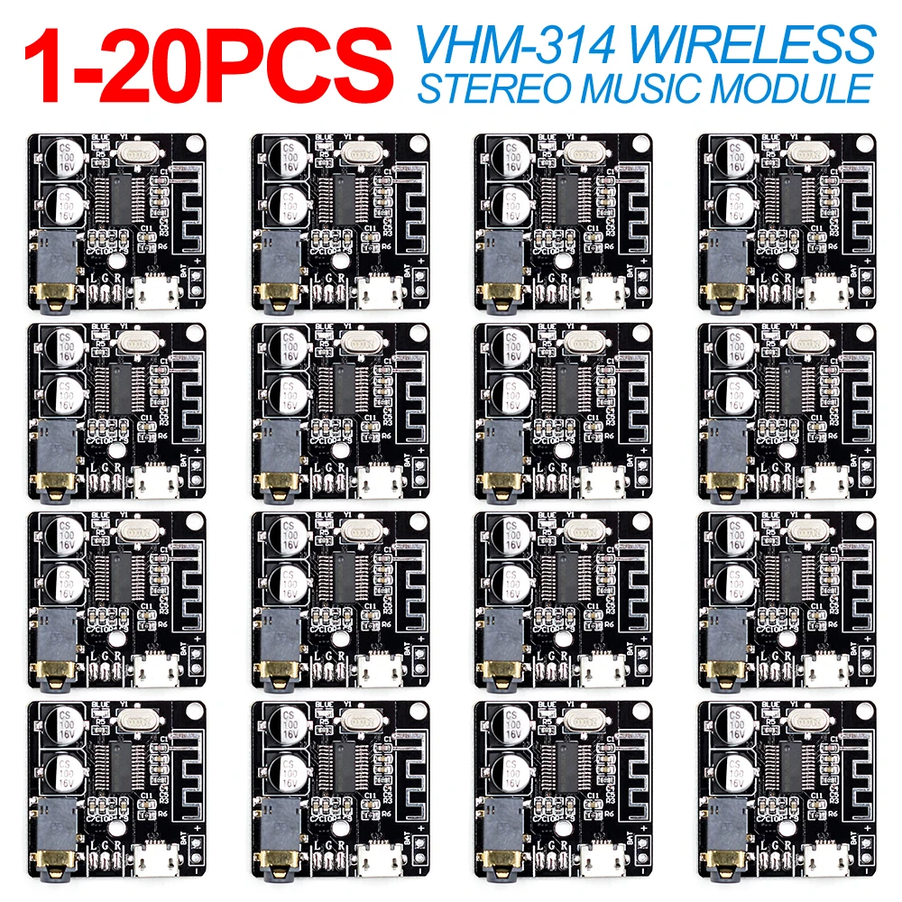 VHM-314-Wireless-Stereo-Music-Module-3-5mm-Audio-Aux-Bluetooth ...