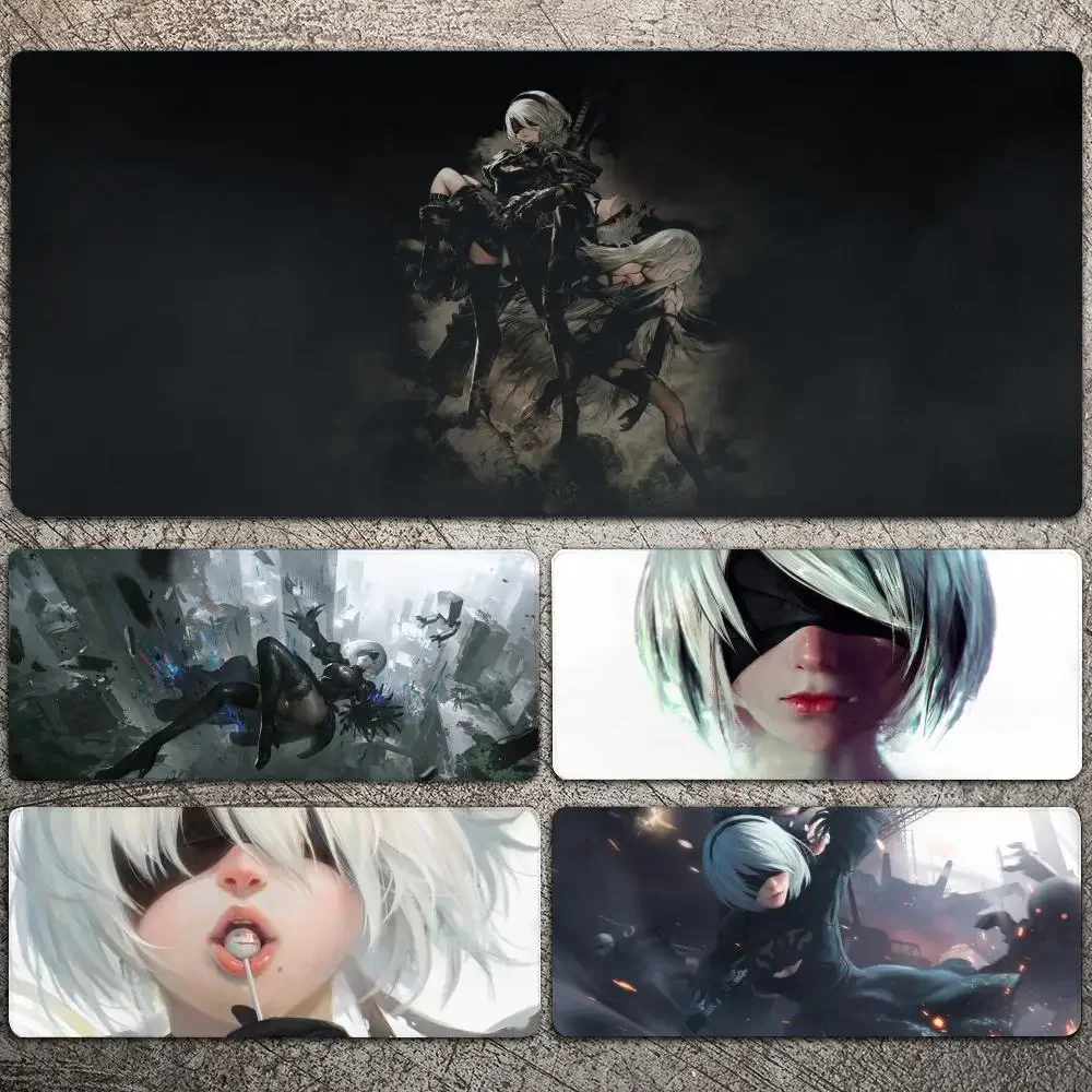 2B-Nier-Automata-Anime-Girl-Mousepad-Large-Gaming-Mouse-Pad-LockEdge ...