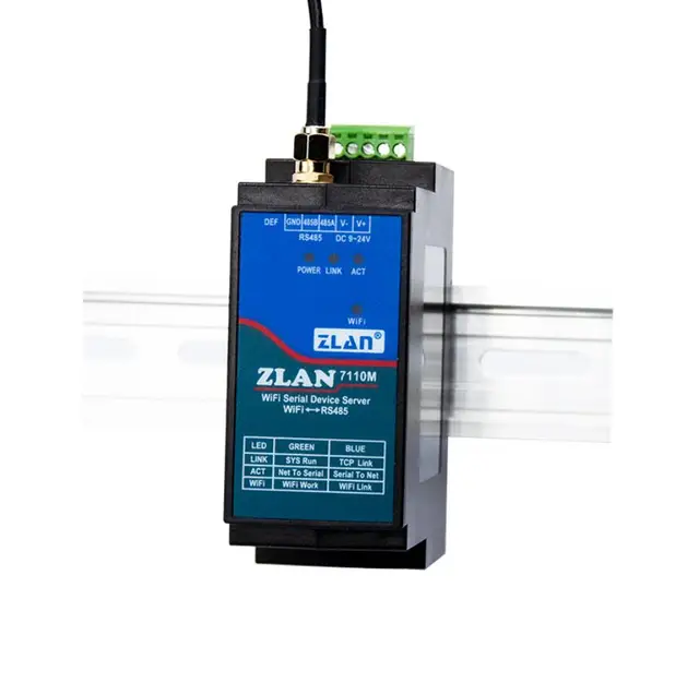 Din-Rail Serial Port Server Rs485-Wifi Converter Iot Eszköz Támogatása ...