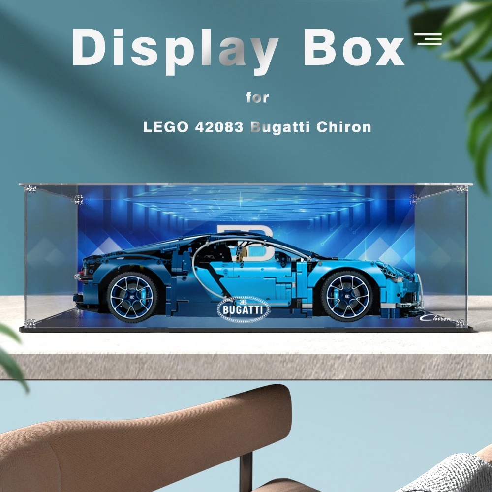 Acrylic Display Box For Lego 42083 Bugatti Chiron Dustproof Clear ...