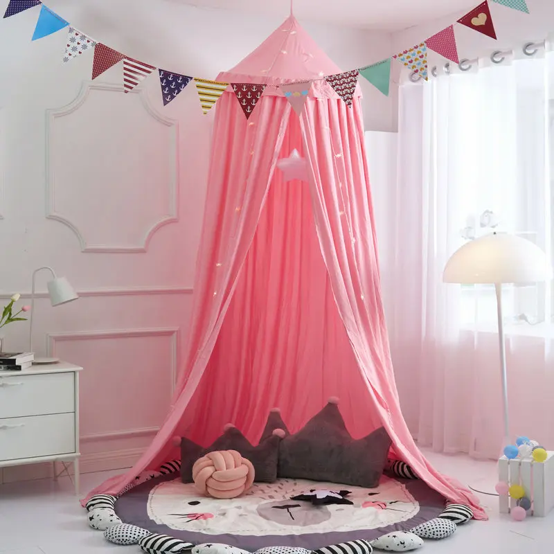 Hung-Dome-Mosquito-Net-for-Baby-Children-Crib-Bed-Tent-Girls-Kids ...