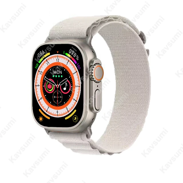 New HK8 Pro Max Smart Watch ultra series 8 AMOLED Screen 49mm 2.12 inch ...