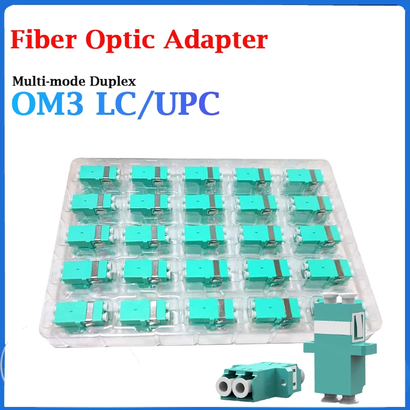 Optical Fiber Connector LC To LC UPC Duplex OM3 Coupler Plug Female ...