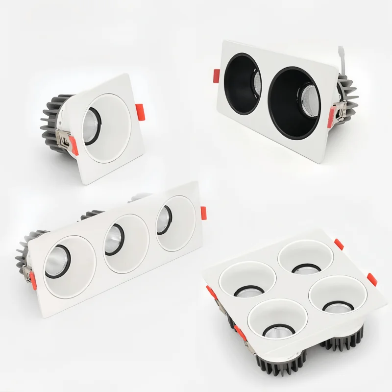 LED-Dimmable-Recessed-Square-Downlight-7W-9W-12W-15W-18W-24W-30W-1-4 ...