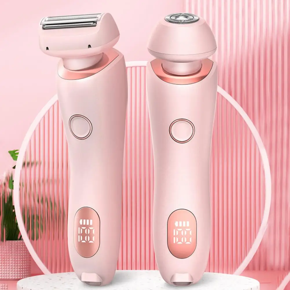 Women-Electric-Razor-Dual-Head-Usb-Rechargeable-Women-s-Electric ...