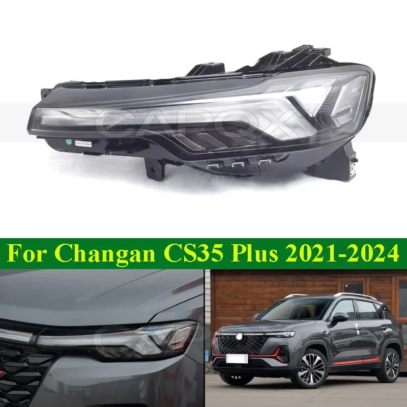 CAPQX Front Bumper Head Light Head Lamp For Changan CS35 Plus 2021-2024 ...