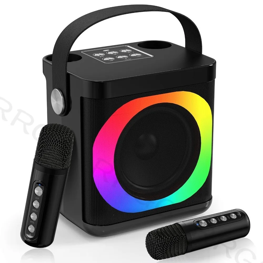 High-Power-Karaoke-Bluetooth-Speaker-Portable-360-Stereo-Surround ...