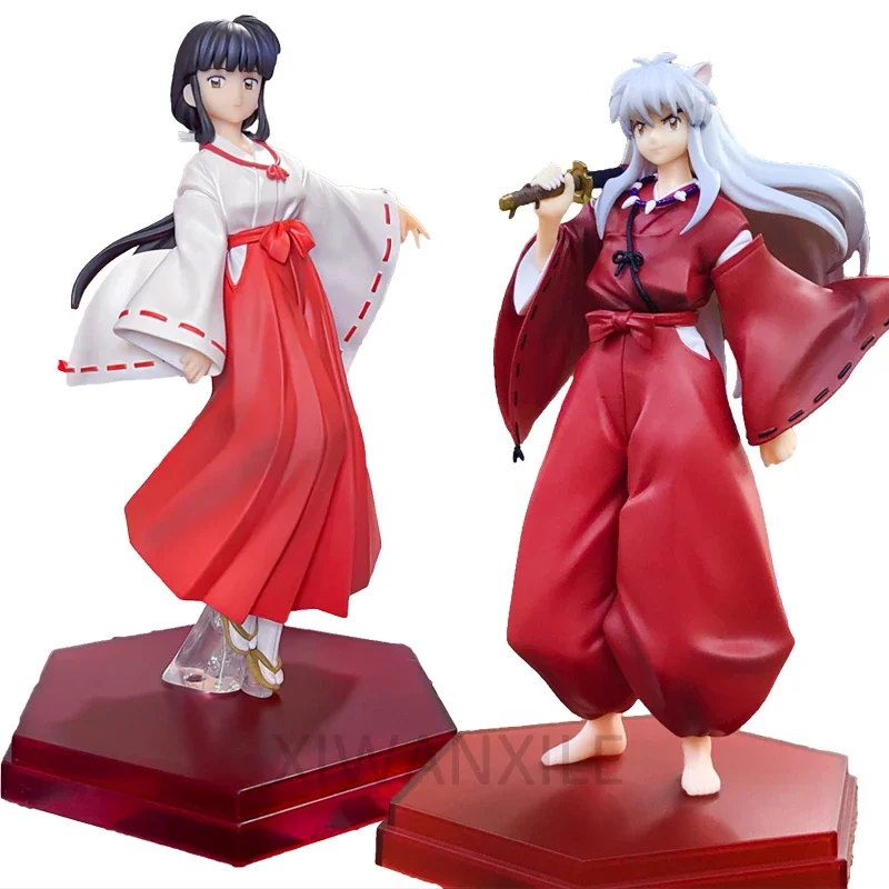 18cm-Final-InuYasha-Anime-Figure-Kagome-Higurashi-Kikyo-Action-Figure ...