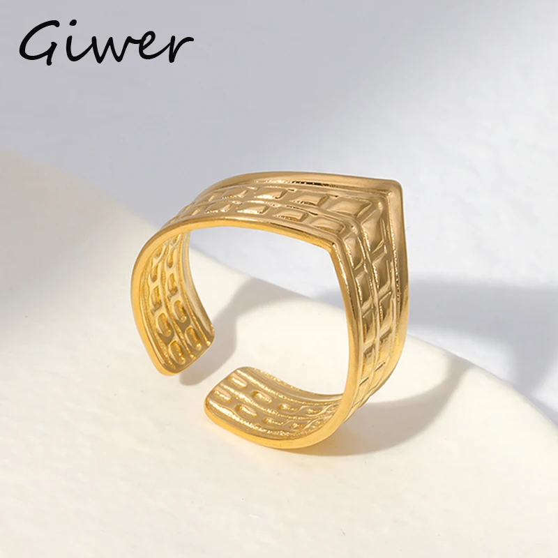 Punk-Hip-Hop-Stainless-Steel-Ring-for-Men-Women-Adjustable-Metal-Finger ...