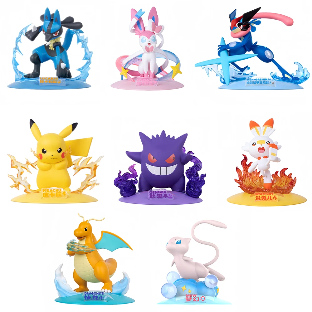 Funism-Original-Pokemon-Action-Figure-Pikachu-Gengar-Sylveon-Scorbunny ...