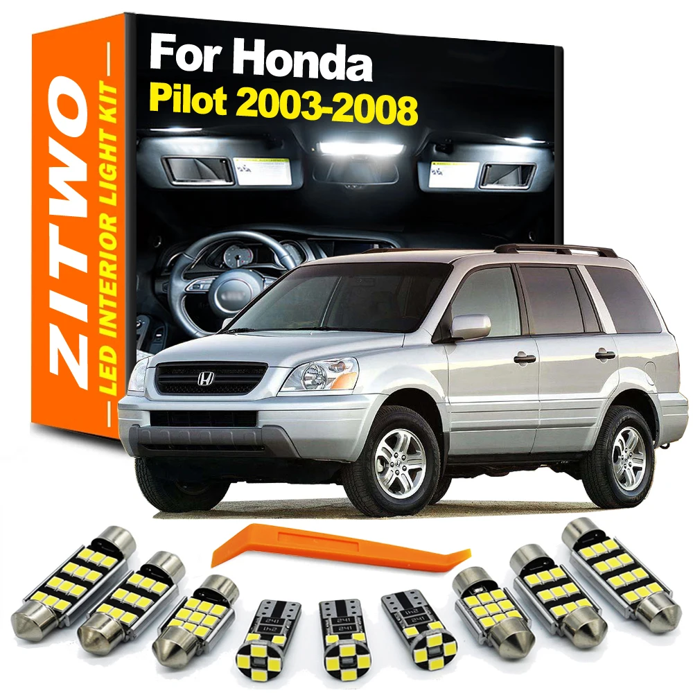19Pcs-LED-Interior-Dome-Map-Light-Bulb-Kit-For-Honda-Pilot-2003-2004 ...