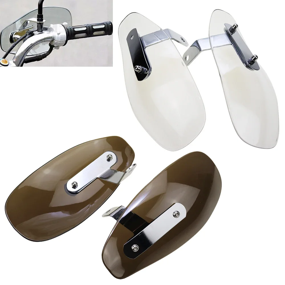 Motorcycle-Hand-Guard-Wind-Shield-Protector-Handguards-10mm-M10-For ...