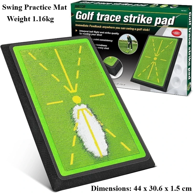 Golf Strike Mat Golf Training Pad for Swing Detection Batting Ball ...