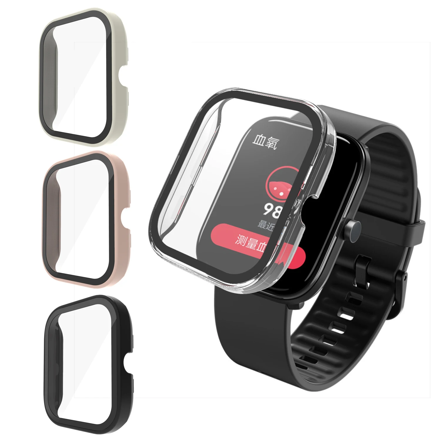 Smartwatch-Protective-Hard-Shell-Screen-Glass-Protector-Film-Smartwatch ...