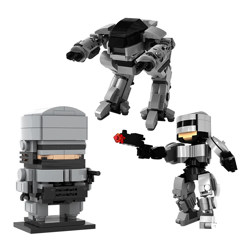 Gobricks-City-Mechanical-War-Police-RoboCops-Movie-Figures-Future ...