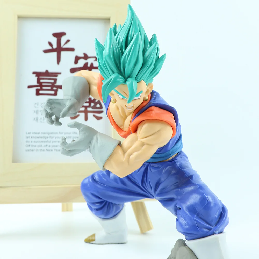 Figura-de-Anime-de-Dragon-Ball-Z-Gogeta-azul-oscuro-PVC-de-pie-Goku ...