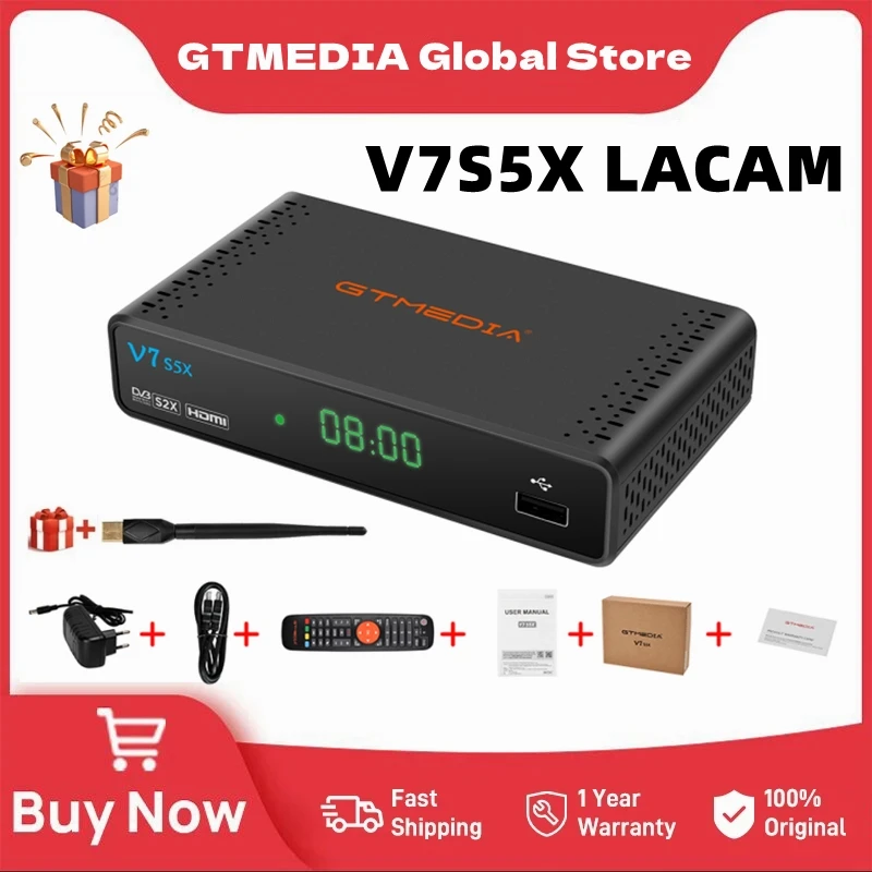 GTMEDIA-V7-S5X-LAcam-Satellite-Receiver-DVB-S-S2-S2X-Digital-TV ...