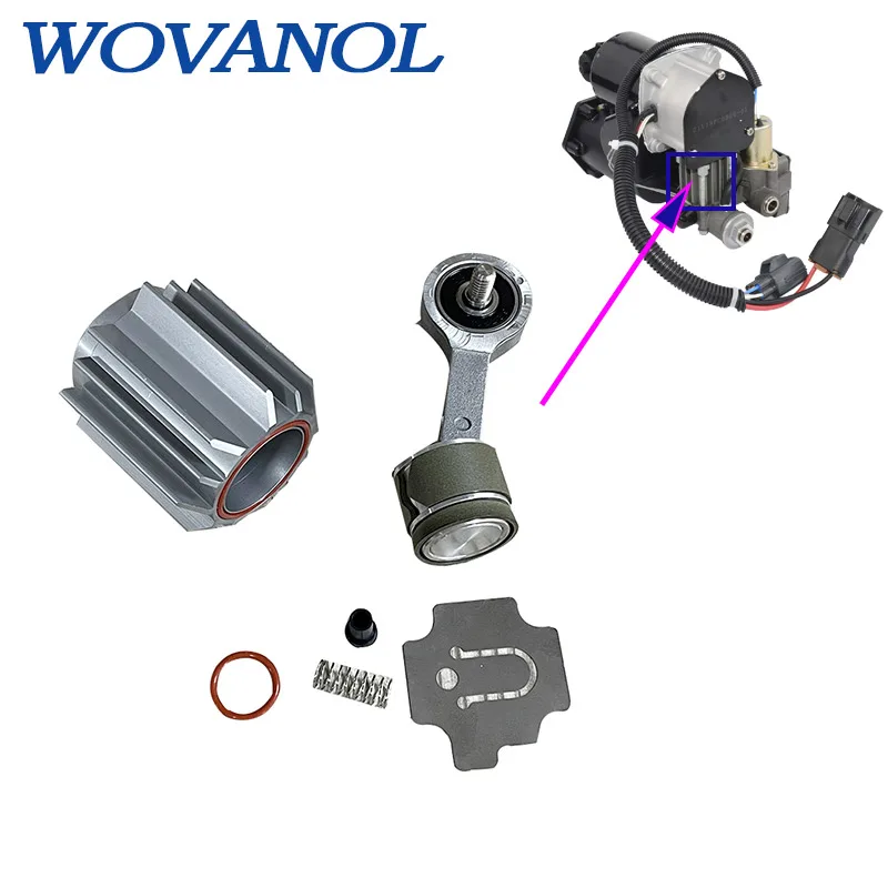 1set Air suspension compressor repair kits cylinder +piston rod for ...