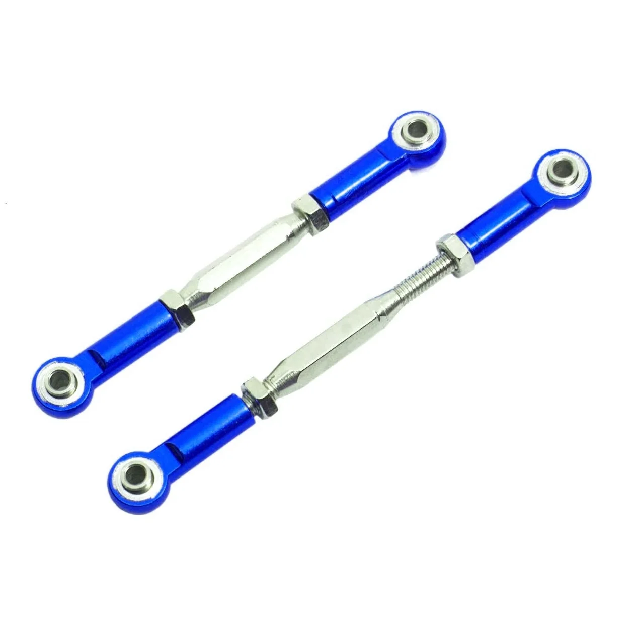 2Pcs Metal Adjustable Steering Linkage Servo Link Pull Rod for Traxxas ...