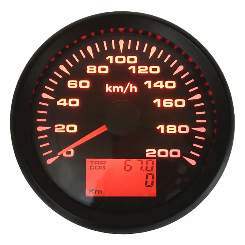 Free-Shipping-Auto-0-200km-h-GPS-Odometers-85mm-Speedometers-Gauges ...