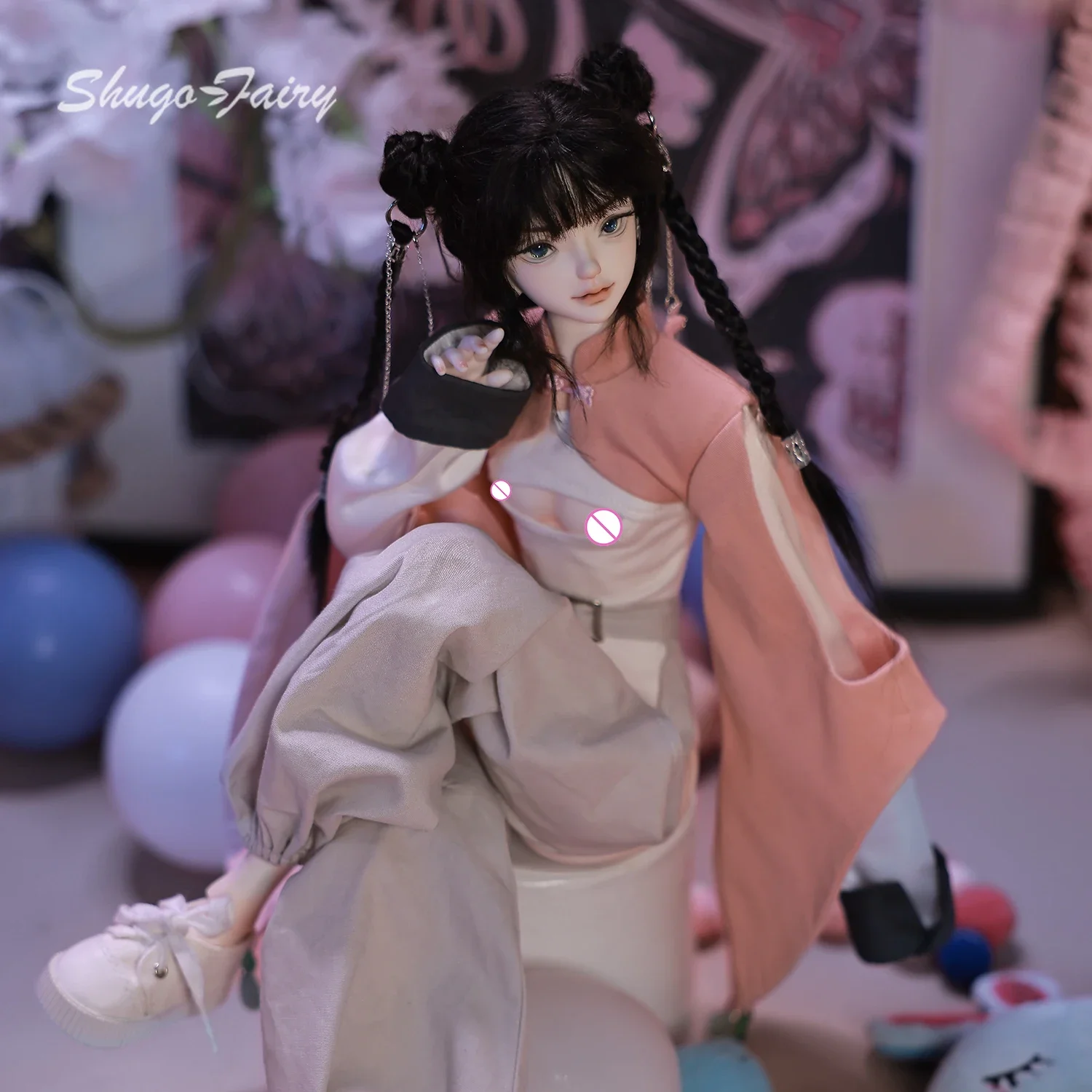 Bast FullsetB 1/4 Bjd Dolls Fantasy Y2K Punk Mechanical Fighting Style ...