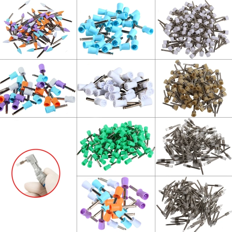 100pcs-Dental-Polishing-Brushes-Cups-Polisher-Prophylaxis-Rubber-Latch ...