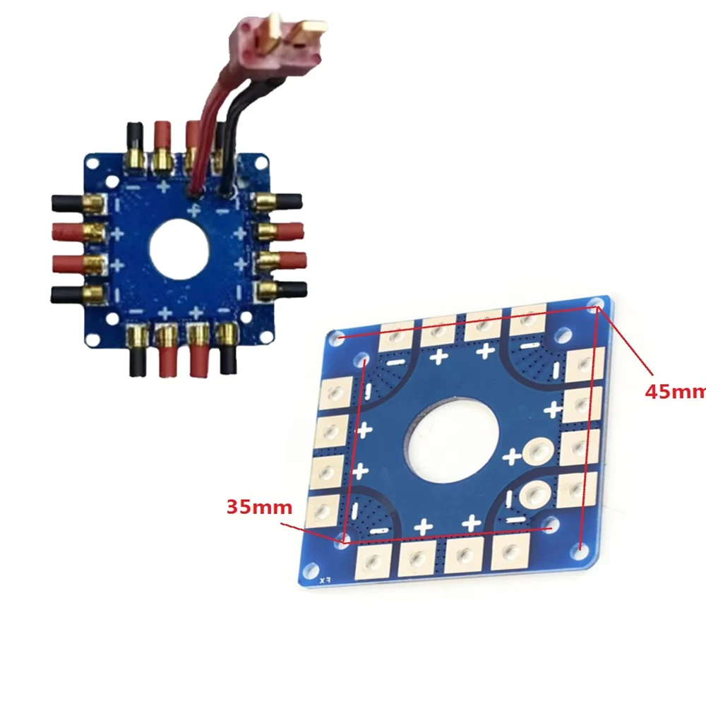 ESC Distribution Board Connection Board Soldered T / XT60 Plug & 3.5mm ...