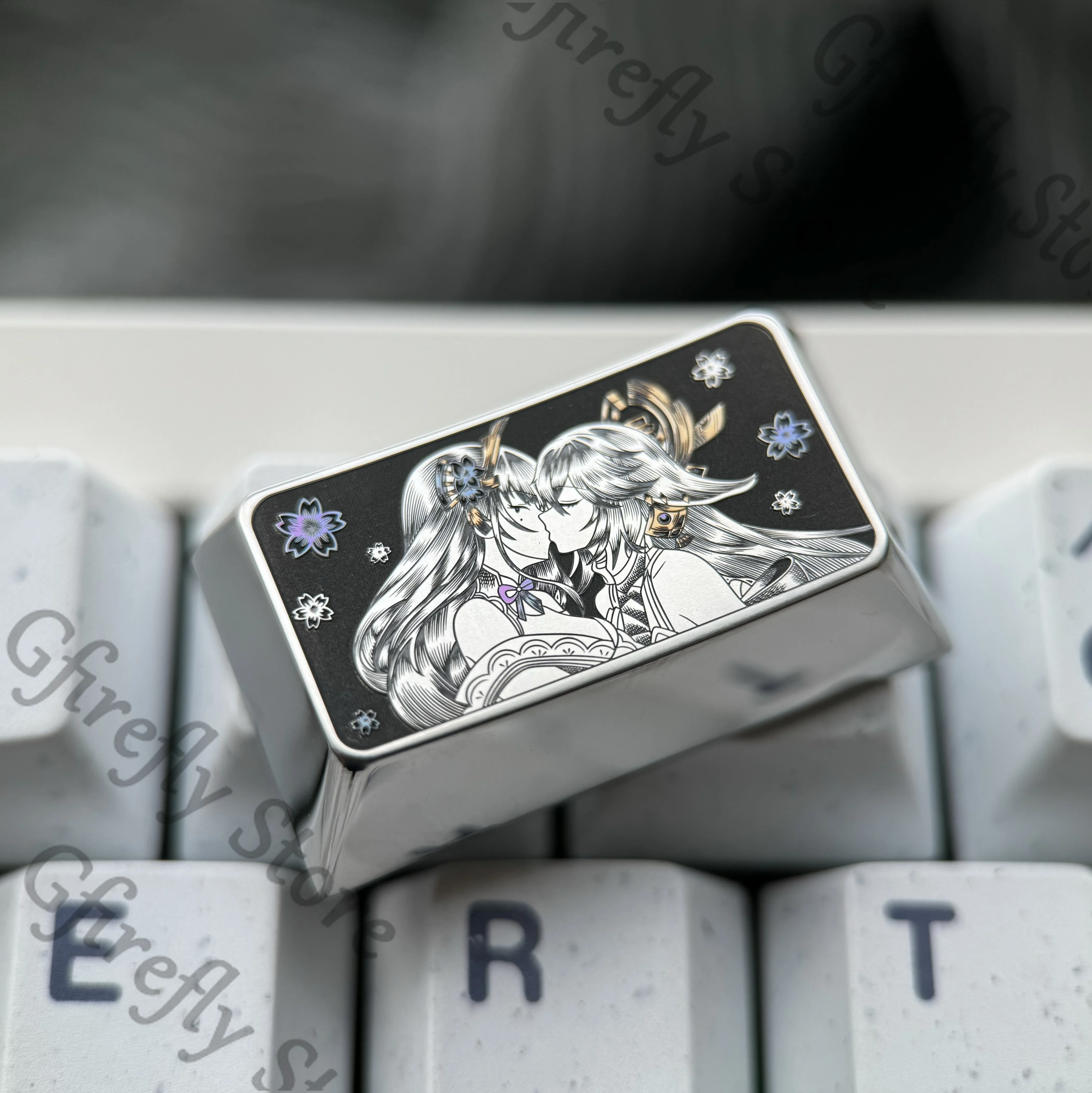 Genshin Impact Yae Miko Raiden Shogun Precision Engraved Dot Color ...