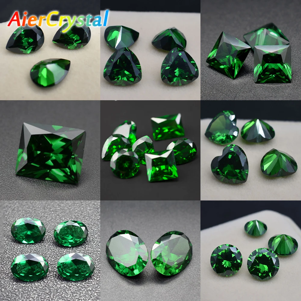 Colgante-de-piedra-preciosa-verde-con-incrustaciones-en-forma-de ...
