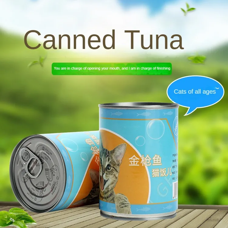 2023-New-Cat-Can-Staple-Food-Can-375g-Pet-Cat-Snack-Tuna-Kitten-Adult ...
