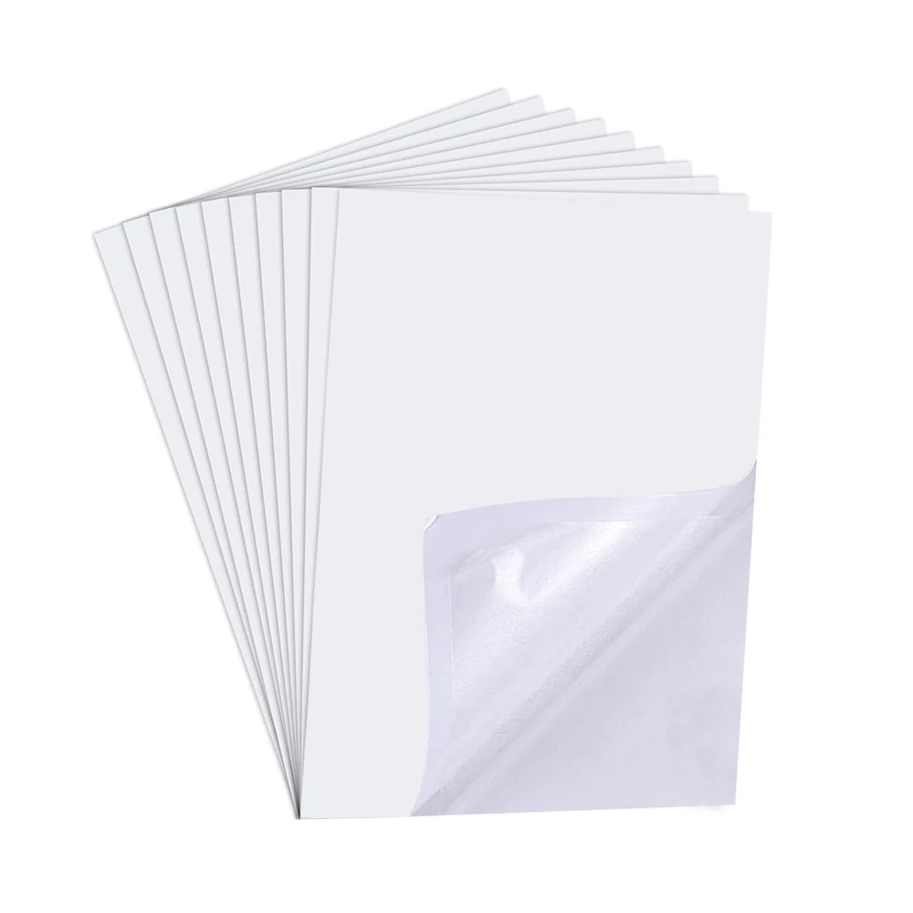 10PCS-Multi-Purpose-Clear-Double-Sided-Adhesive-Glue-Sticker-Sheets-A4 ...