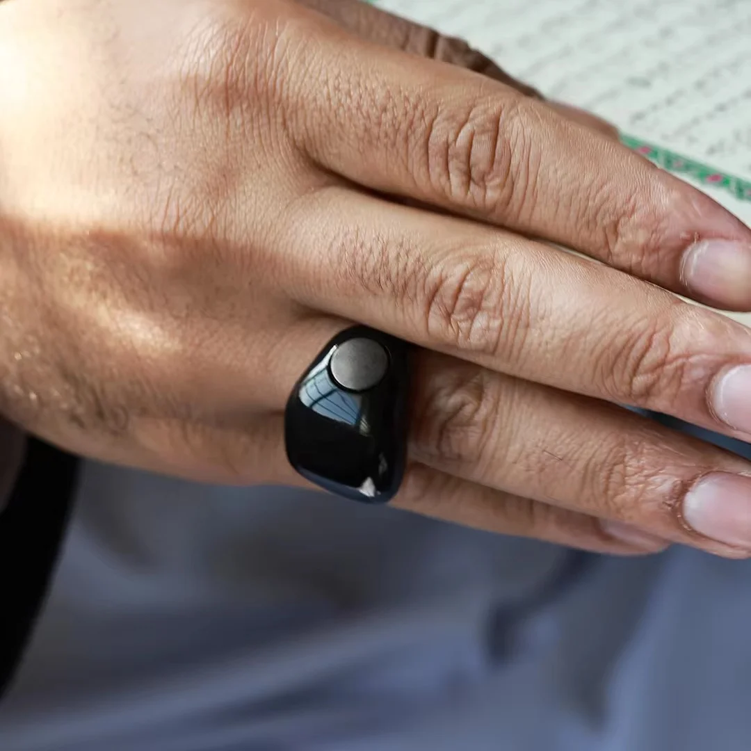 Muslim-smart-electronic-zikr-ring-tasbeeh-digital-counter-iqibla-smart ...