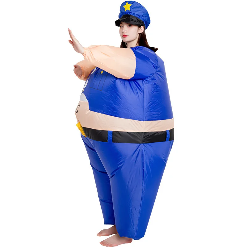 Simbok Inflatable Cosplay Costume Fat Police Funny Dress Up Halloween ...