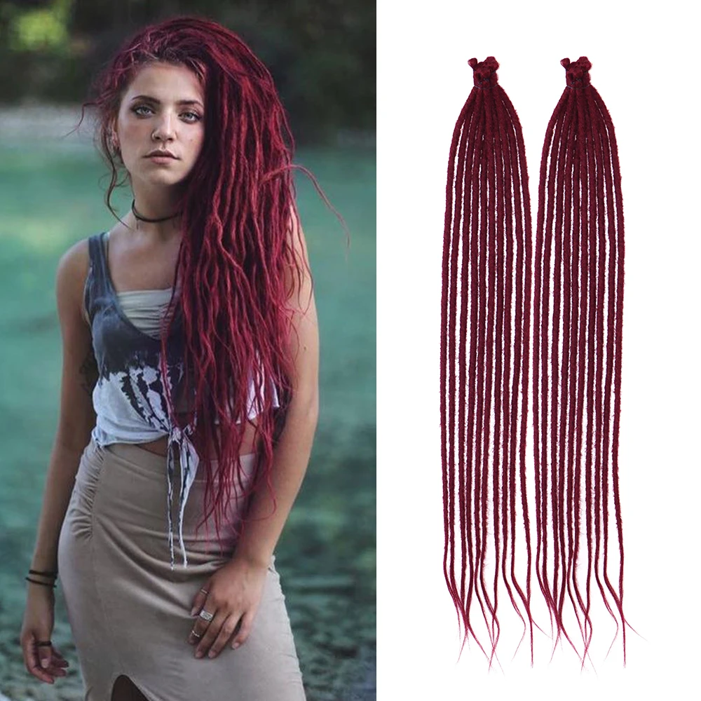 24-Inch-DreadLock-Extensions-Handmade-Thin-And-Soft-Reggae-Hip-Hop ...