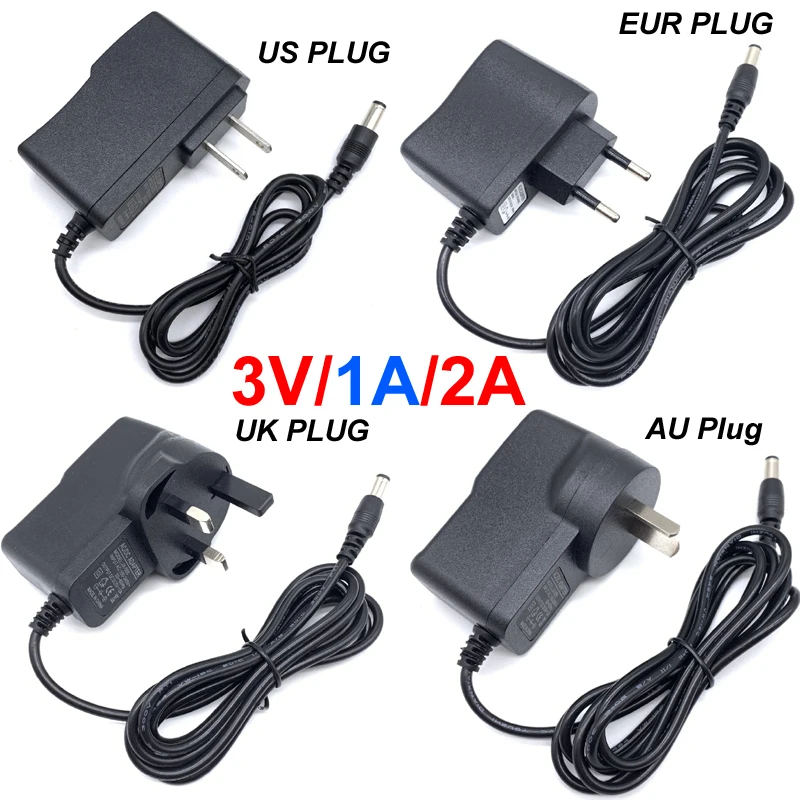 AC-100-240V-DC-3V-1A-2A-2000MAH-1000ma-Power-Adapter-Supply-Converter-3 ...