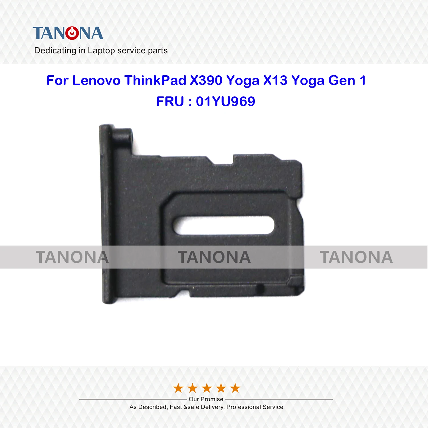 Original-New-Sim-Card-Tray-Holder-01YU969-Black-For-Lenovo-ThinkPad ...