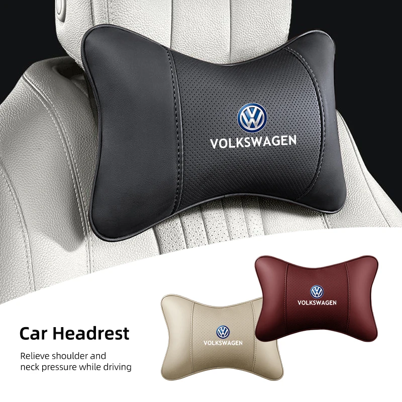 1Pcs-Car-Seat-Headrest-Auto-Logo-Neck-Head-Pillow-Tools-For-VW-R-Line ...