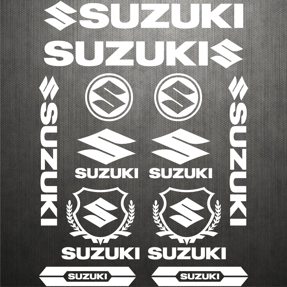 Suzuki Stickers Logo Motorcycle Tank Helmet Emblem Decals - AliExpress ...
